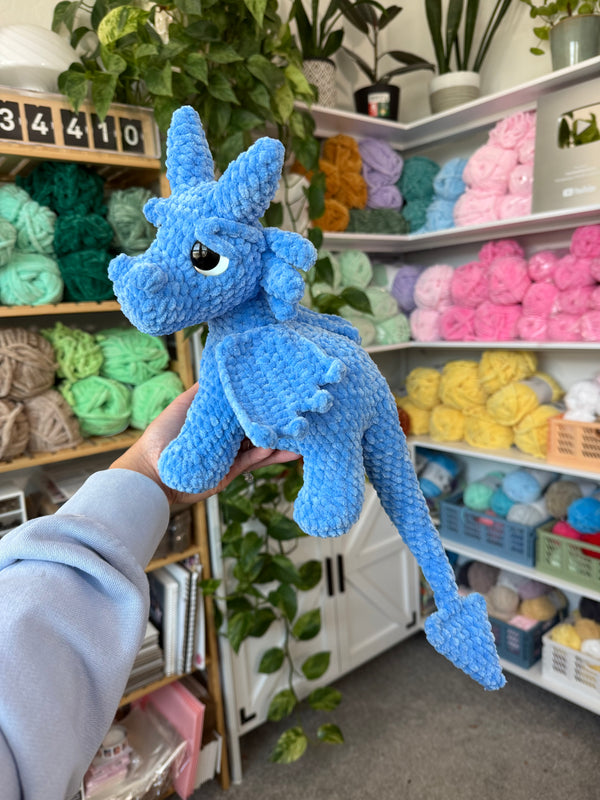 Standing Dragon Plushie – CrochetByGenna