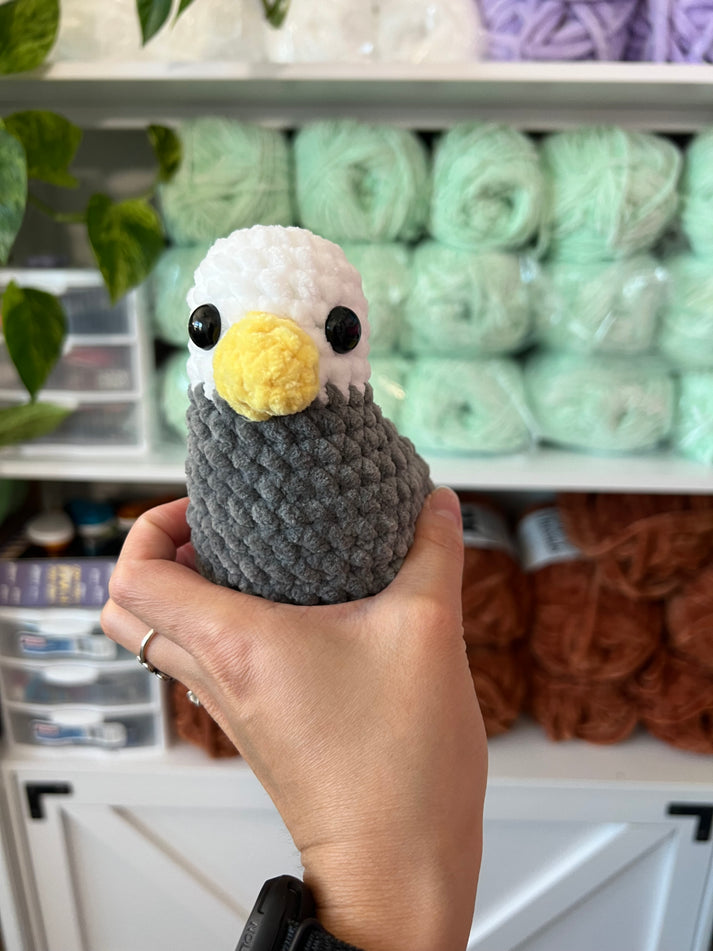 Seagull - Mini Loaf Bird – CrochetByGenna