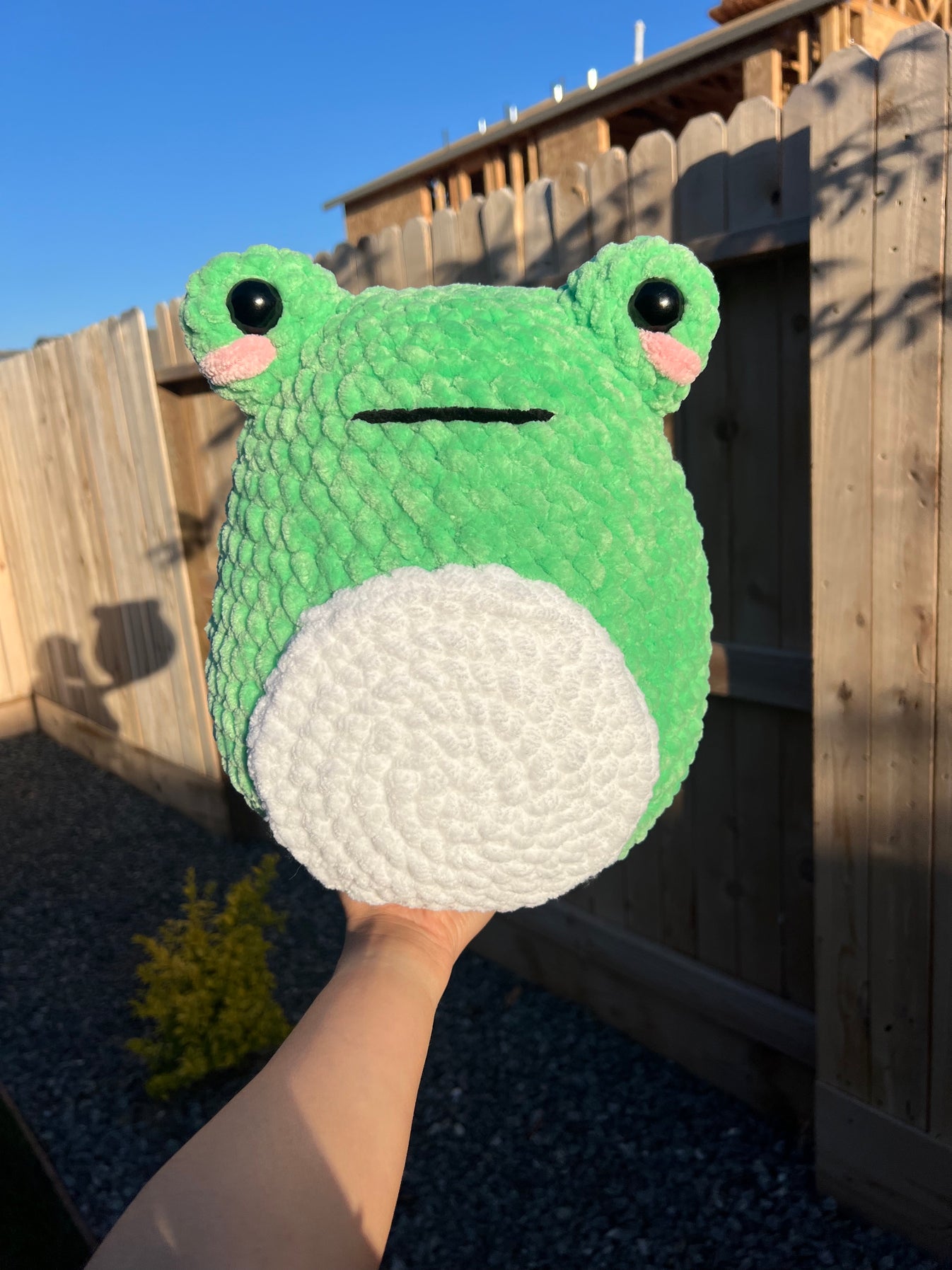 Jumbo Frog Crochet Pattern – CrochetByGenna