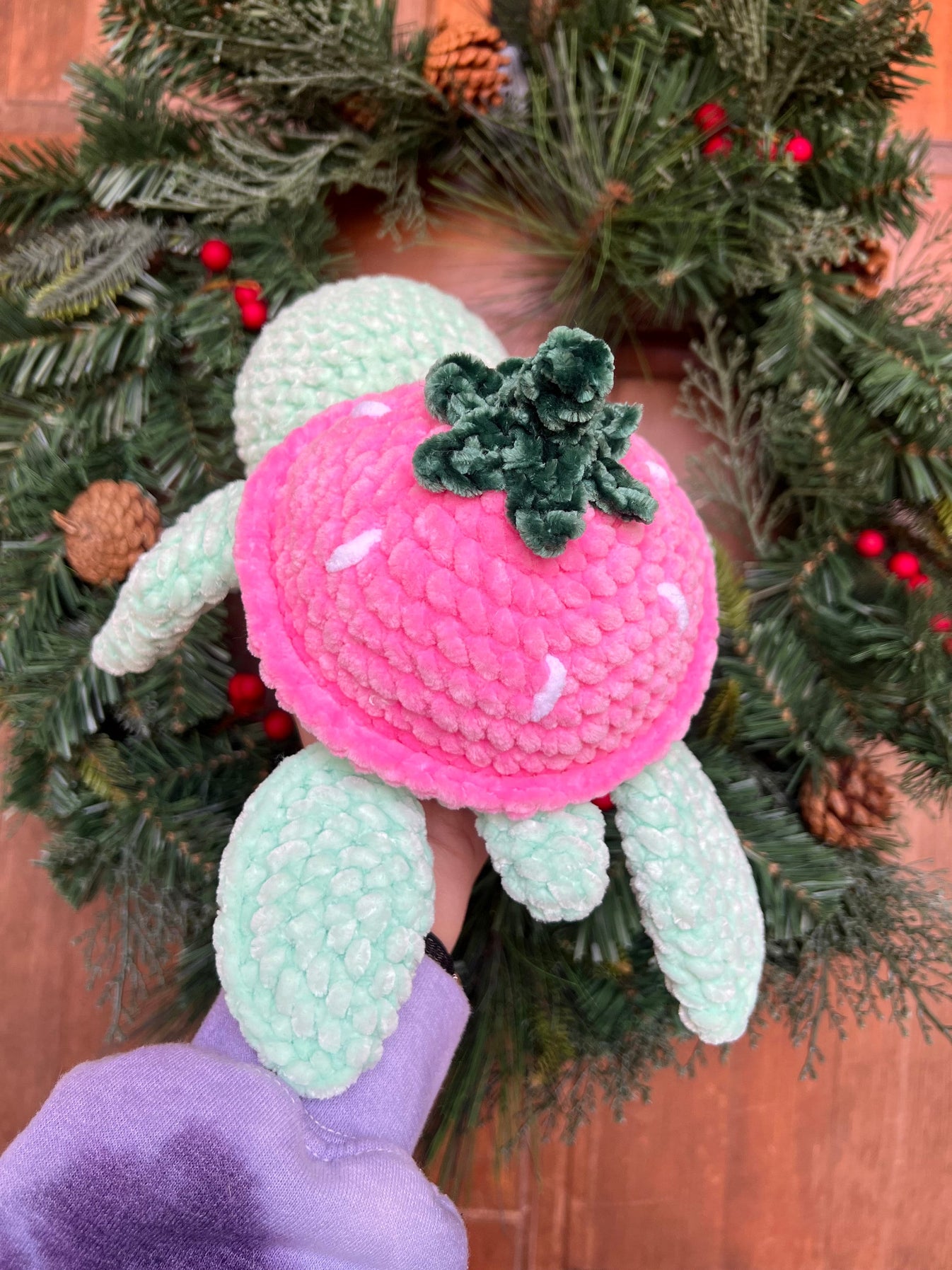 Strawberry Turtle Crochet Pattern – CrochetByGenna