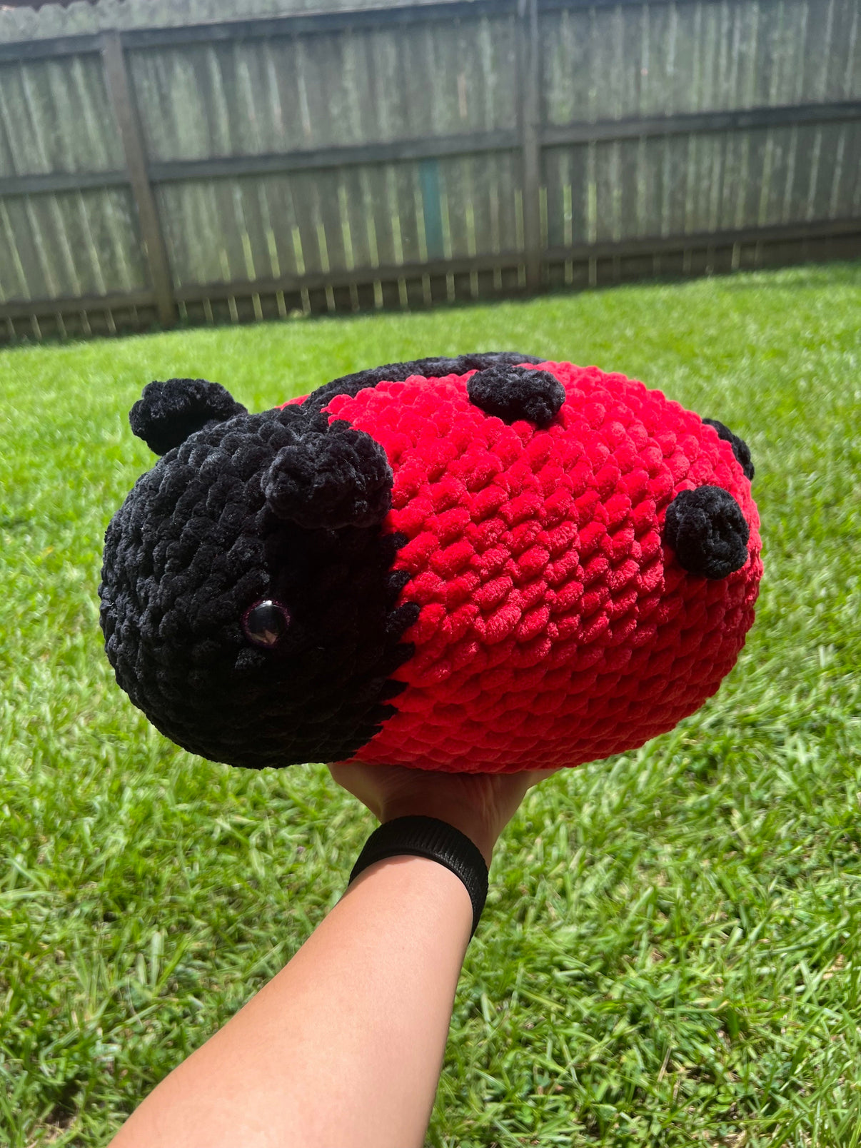 Jumbo Ladybug Crochet Pattern – CrochetByGenna