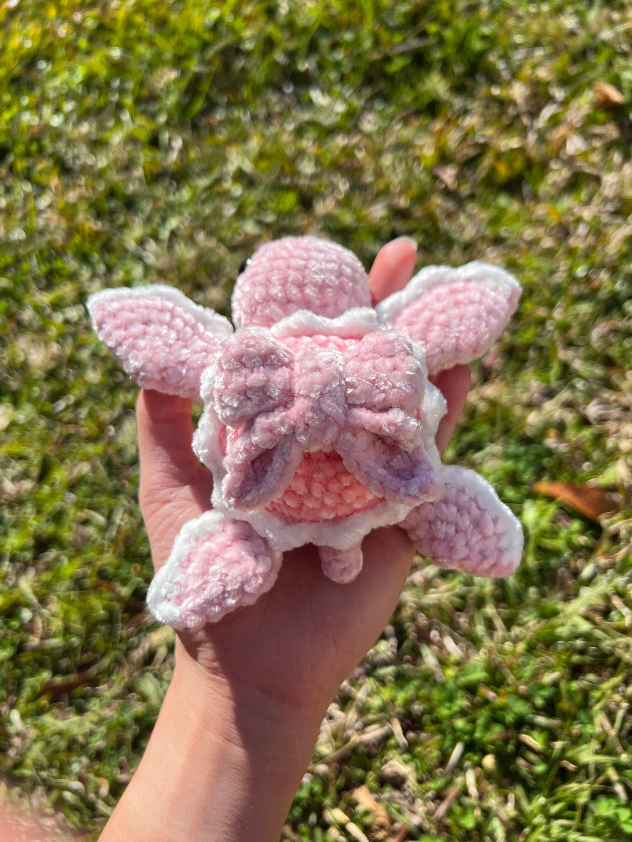 BUNDLE Regular & Mini Size Bow & Heart Turtle Crochet Patterns ...